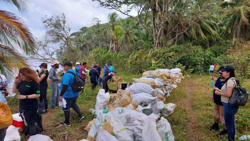 50 voluntarios se unieron para limpiar la zona del Río Parismina de ...