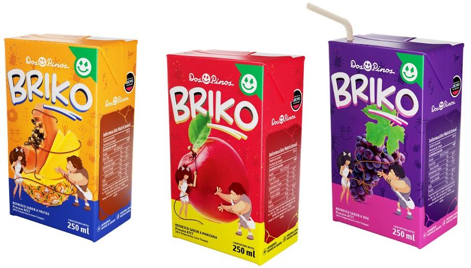 Vuelven los refrescos Briko de manzana, uva y frutas - Delfino.cr