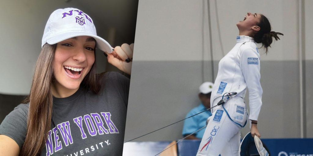 Esgrimista tica Karina Dyner cursará maestría en la Universidad de New ...