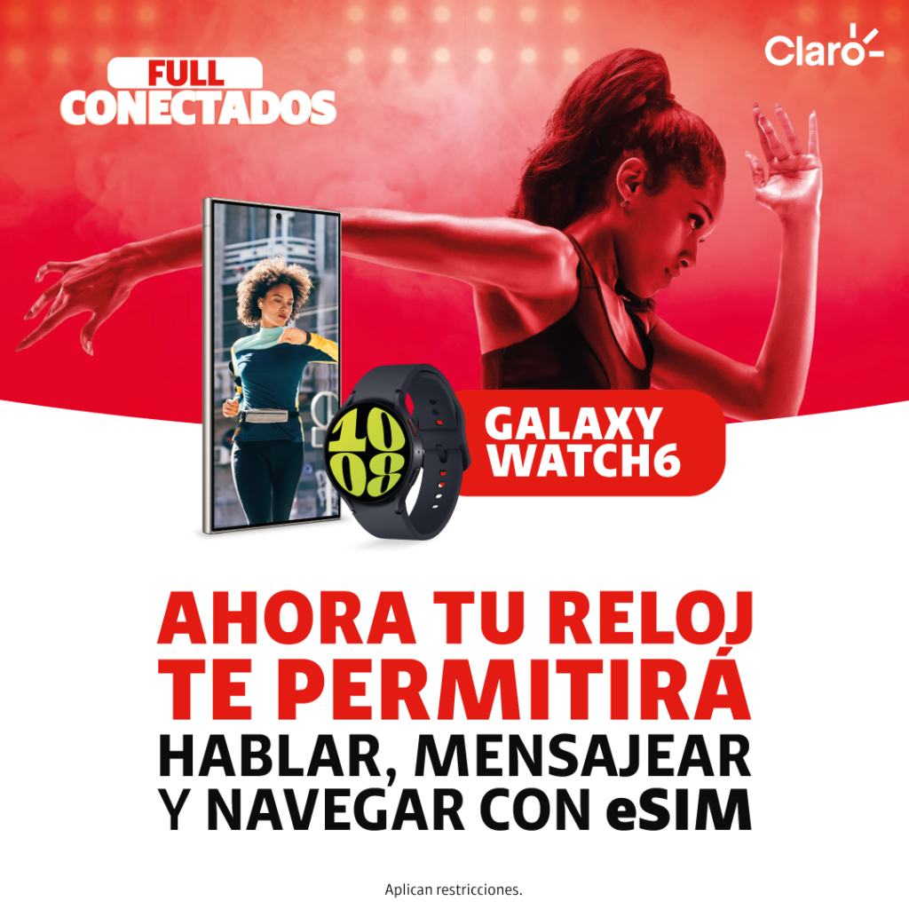 Claro lanza primer reloj inteligente con eSIM en el país