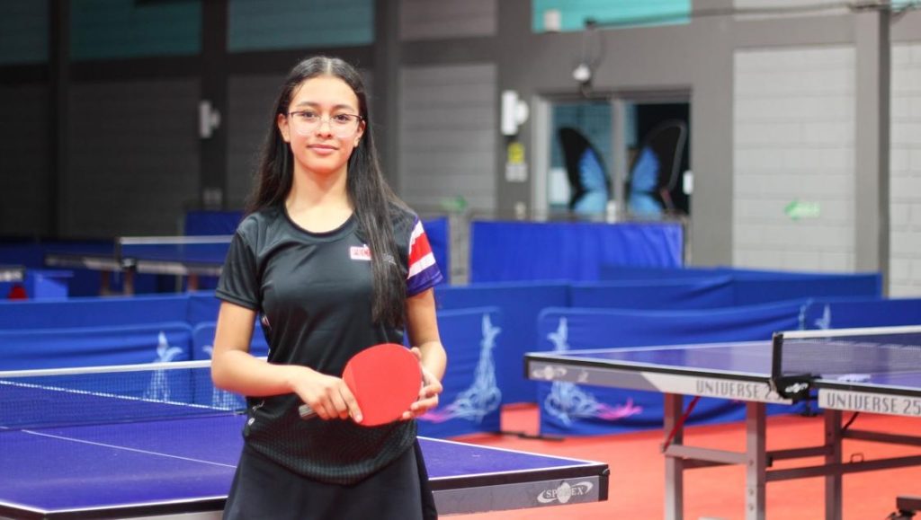 Joven tenismesista tica Amanda Jiménez fue seleccionada para competir ...