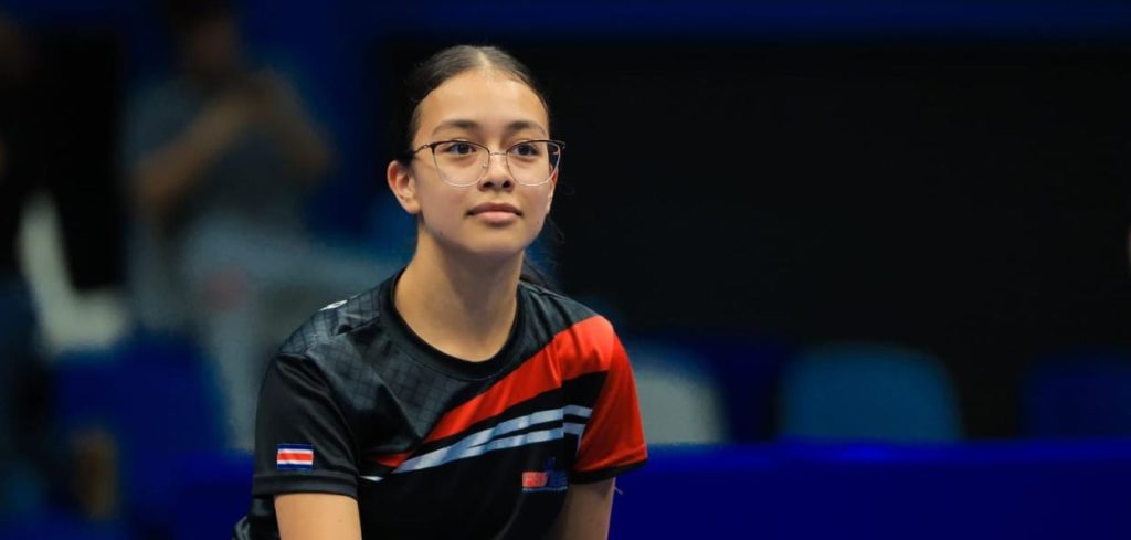 Joven tenismesista tica Amanda Jiménez fue seleccionada para competir ...