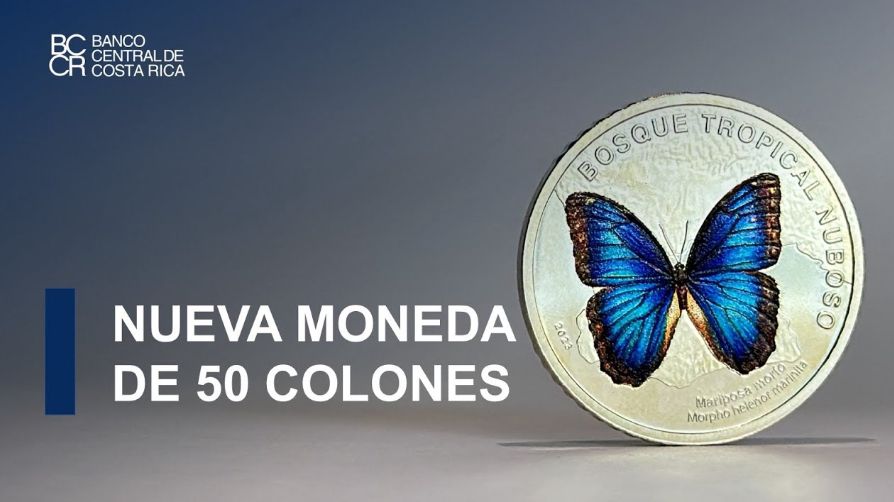 Nueva colección de monedas de 50 colones: Fauna costarricense será la ...