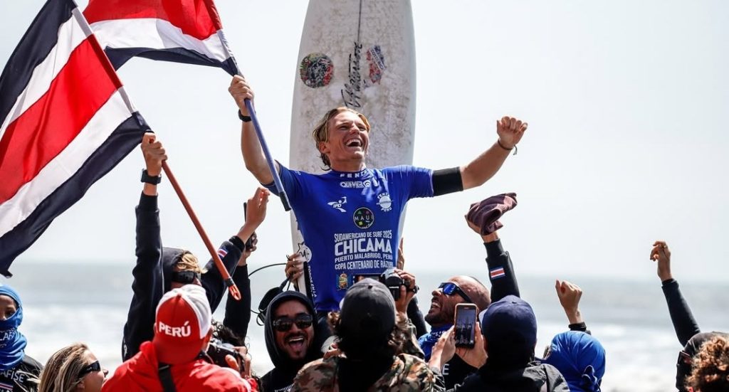 Surfista tico Sam Reidy se proclama campeón open del Campeonato ...