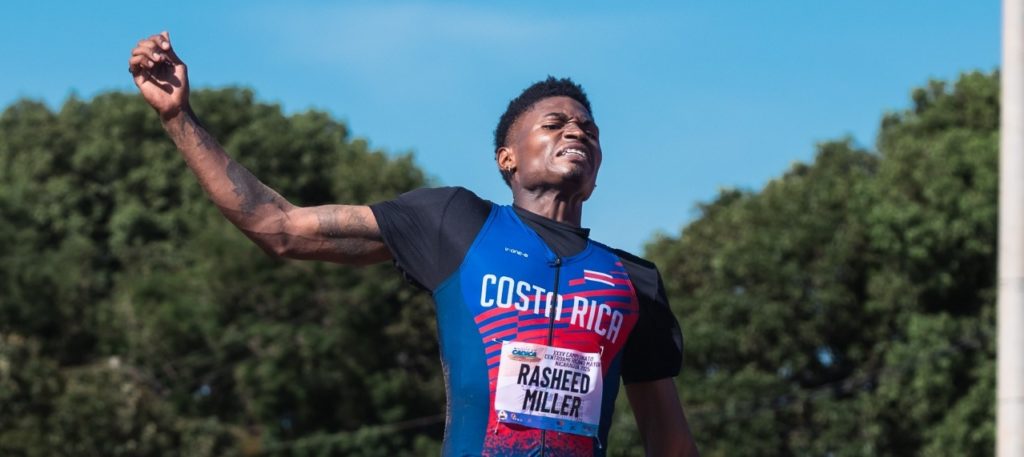 Atleta limonense Rasheed Miller impone un nuevo récord centroamericano ...