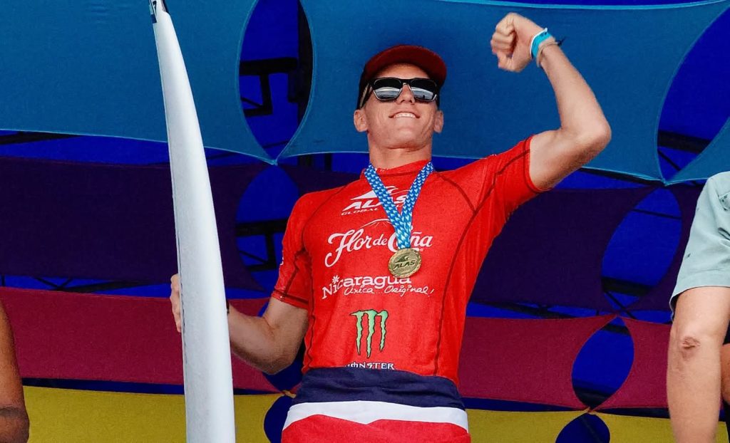 Surfista tico Sam Reidy gana la séptima fecha del ALAS Global Tour en ...