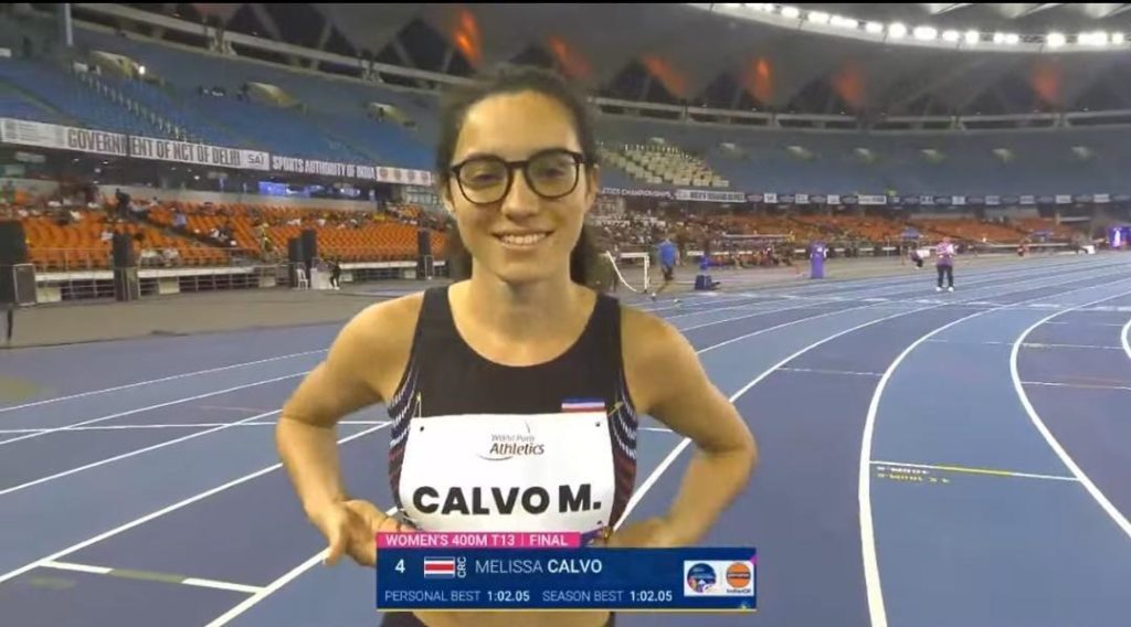 Tica Melissa Calvo cerró quinta del mundo y con dos récords nacionales ...