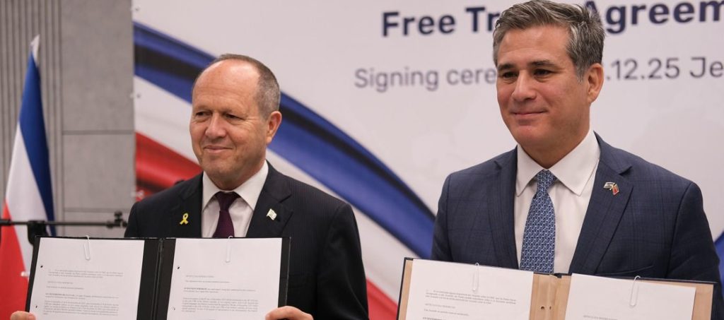Costa Rica e Israel firman Tratado de Libre Comercio, pese a críticas y ...